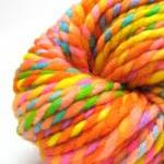 40 Yards Super Bulky Rainbow Yarn In Handpainted Merino Wool - 2.2 ...
